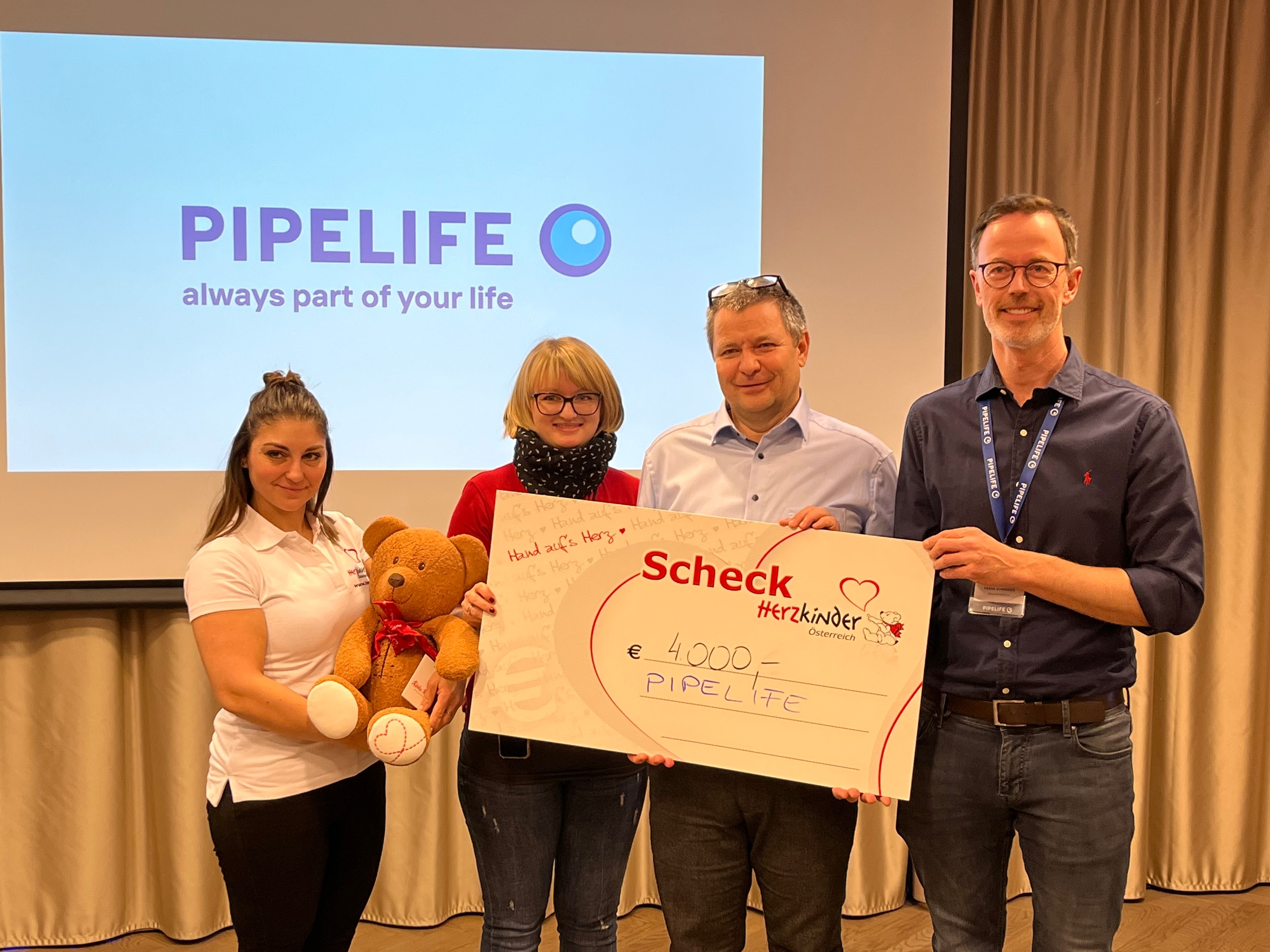 Spende für Herzkinder Österreich